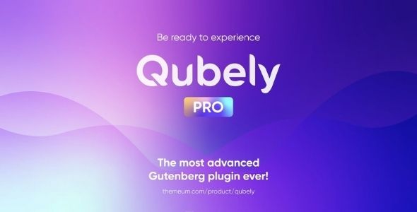 Qubely Pro GPL v1.4.3 - Gutenberg Blocks and Page Builder